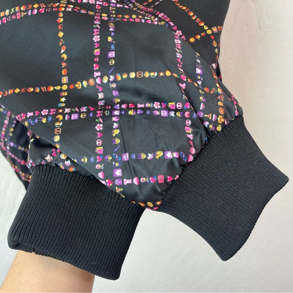 Apple | Jackets & Coats | Rare Apple Exclusive Reversible Emoji Plaid ...